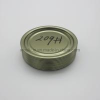 China Food Grade 209# Tinplate End Easy Open Tin Can Lid for Beverage for sale