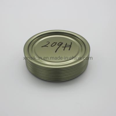 China Food Grade 209# Tinplate End Easy Open Tin Can Lid for Beverage for sale