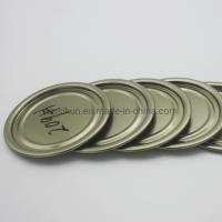 China Food Grade 209# Tinplate End Easy Open Tin Can Lid for Beverage for sale
