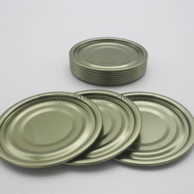 China Vegetable Fruit Meat Fish Metal Can Lid 211# For Tin Can Packing for sale