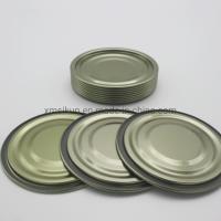 China Vegetable Fruit Meat Fish Metal Can Lid 211# For Tin Can Packing for sale