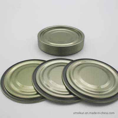 China Corrosion Resistant 211# Tinplate End Eoe Tin Can Lids Packing for sale
