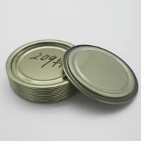 China Corrosion Proof  Metal Can Lid 209# Tinplate End Easy Open Lid for sale