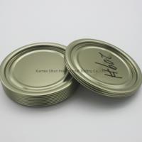 China Non Toxic Round 209# Tinplate Easy Open End For Tin Can for sale