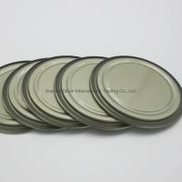 China Non Toxic Round 209# Tinplate Easy Open End For Tin Can for sale