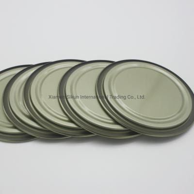China Non Toxic Round 209# Tinplate Easy Open End For Tin Can for sale