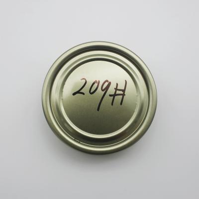 China Food Grade Metal Can Lid 209# Tinplate End Easy Open Lid for sale