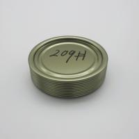 China Food Grade Metal Can Lid 209# Tinplate End Easy Open Lid for sale