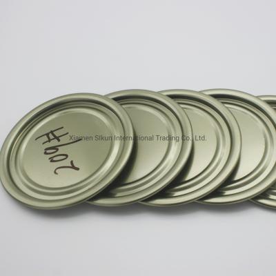 China 209# Tinplate End Easy Open Lid For Vegetable , Fruit , Meat , Fish Can for sale