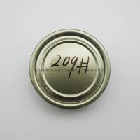 China Round Metal Can Lid 209# High Thermal Conductivity Easy Open Lid for sale