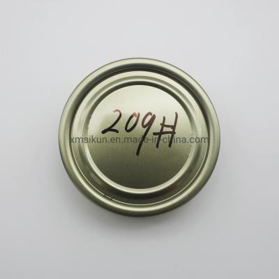 China Round Metal Can Lid 209# High Thermal Conductivity Easy Open Lid for sale