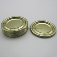 China 200# Tinplate End Easy Open Lid Food Grade Tin Can Lids for sale