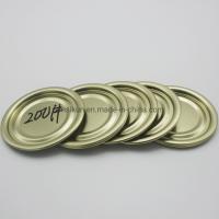 China Wholesale 200# Tinplate End Easy Open Lid for Tin Can Wholesale for sale