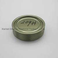 China Hot Sale 209# Tinplate End Easy Open Lid for Tin Can for sale