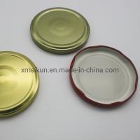 China Tinplate Metal Twist Jar Lids Long Shelf Life Glass Bottle Cap 82# for sale