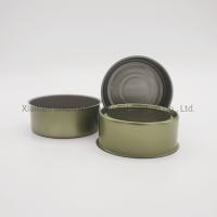 China Customized Competitive Price 2-Piece Can Empty 834# Tin Can for Fish Tuna Packing for sale