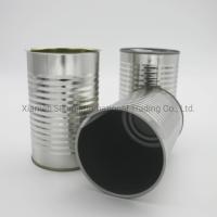 China Tinplate Can Size 7116# with Easy Open Lid Gold Lacquer Coating for Packing Canned Mushroom for sale