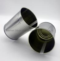 China Empty Tin Can 8114# Lithographed Can Normal Lid for Packing Canned Fruits for sale