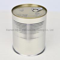 China Empty Tin Can 8114# Lithographed Can Normal Lid for Packing Canned Fruits for sale