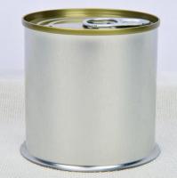 China Plain Lacquer Empty Tin Can 668# With Easy Open Lid For Packing for sale