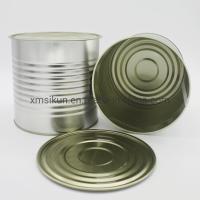 China Round Metal Food Tin ISO9001 SGS  Food Packaging Tinplate Can for sale