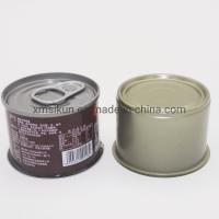 China 39mm Height Food Grade Metal Hand Pull Lid Easy Open Lid for sale