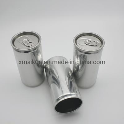 China Wholesale Food Grade 250ml Sleek Food Packaging Aluminum Can for sale