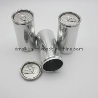 China Factory Food Grade 250ml Sleek Beverage Empty Aluminum Can with Lid for sale