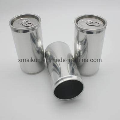 China Food Grade Aluminum Can 250ml Sleek Wholesale for Beer Beverage Can Packaging for sale
