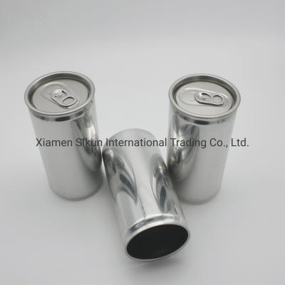 China Inexpensive 250ml Sleek Food Grade Aluminum Can Food and Beverage Special Packaging with Lid for sale