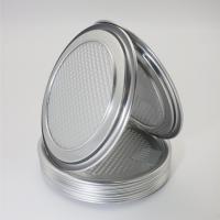 China 300# Aluminum Peel off Lids Round Pull Ring Canning Lids Easy Lids for sale