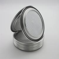 China 300# Aluminum Peel off Lids Round Pull Ring Canning Lids Easy Lids Beer Lid for sale