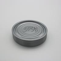 China Manufacturer 305# Aluminum Peel off Lids Round Pull Ring Canning Beer Cola Lids Good Quality for sale