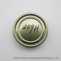 China 209# Tinplate End Easy Open Lid for Tin Can Whole Sale for sale