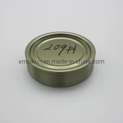 China Spot Wholesale Environmental Protection Tinplate 209# Easy to Open Food Can Lids for sale