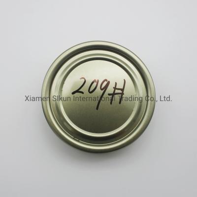 China Hot Sale 209# Tinplate End Easy Open Lid for Tin Can Packing Whole for sale