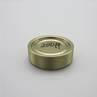 China Hot Sale 200# Tinplate End Easy Open Lid for Tin Can Sweet Canned Lid for sale