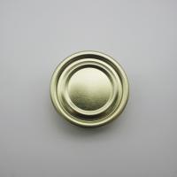 China Hot Sale 200# Tinplate End Easy Open Lid for Tin Can Sweet Canned Lid for sale
