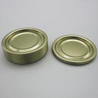 China Hot Sale 200# Tinplate End Easy Open Lid for Tin Can Sweet Canned Lid for sale