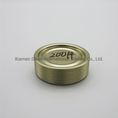 China Hot Sale 200# Tinplate End Easy Open Lid for Tin Can Sweet Canned Lid Wholesale for sale