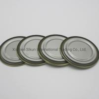 China Hot Sale 200# Tinplate End Easy Open Lid for Tin Can Sweet Canned Lid Wholesale for sale