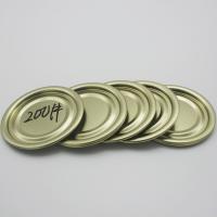 China 200# Tinplate End Eoe for Tin Can Whole Sale Tin Lid Food Canned for sale