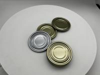 China 211# Tin Can Wholesale Empty Round Metal Painted Tin Can with Lid for Food for sale