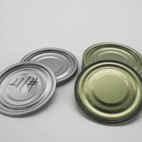 China 211# Tin Can Wholesale Empty Round Metal Painted Tin Can with Lid for Food for sale