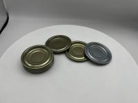 China 211# Tin Can Wholesale Empty Round Metal Painted Tin Can with Lid for Food for sale