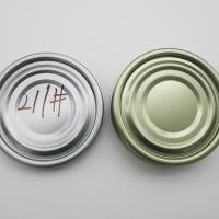 China 211# Tin Can Wholesale Empty Round Metal Painted Tin Can with Lid for Food for sale