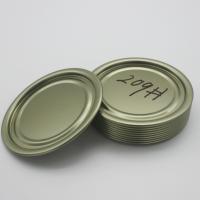 China Food Grade 209# Tinplate End Easy Open Lid for Tin Can Best Price Cheap for sale