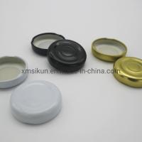 China Wholesale Price Metal Swivel Glass Cap Ear Cap 38# Tinplate Cap for sale