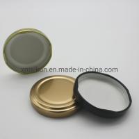 China High Quality Tinplate Lug Cap 53# Cheap Metal Twist off Lug Cap for Glass Jar for sale