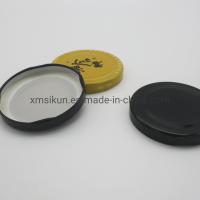 China 66# Glass Bottle Metal Ear Cover Glass Jar Standard Style Can Be Customized for sale